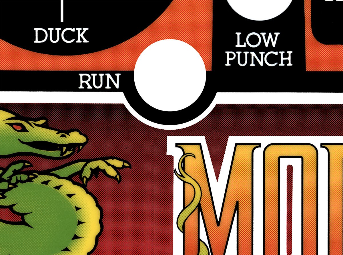 Mortal Kombat Control Panel with Run Button - CPO_MK1